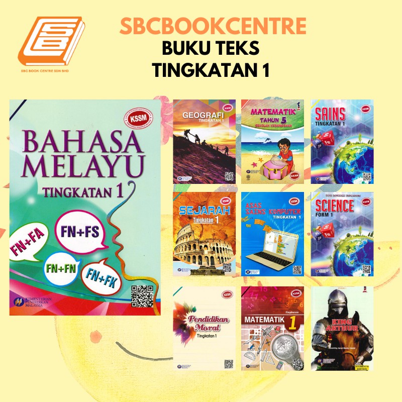[SBCB] Buku Teks Tingkatan 1 KSSM / Text Book Form 1 KSSM | Shopee Malaysia