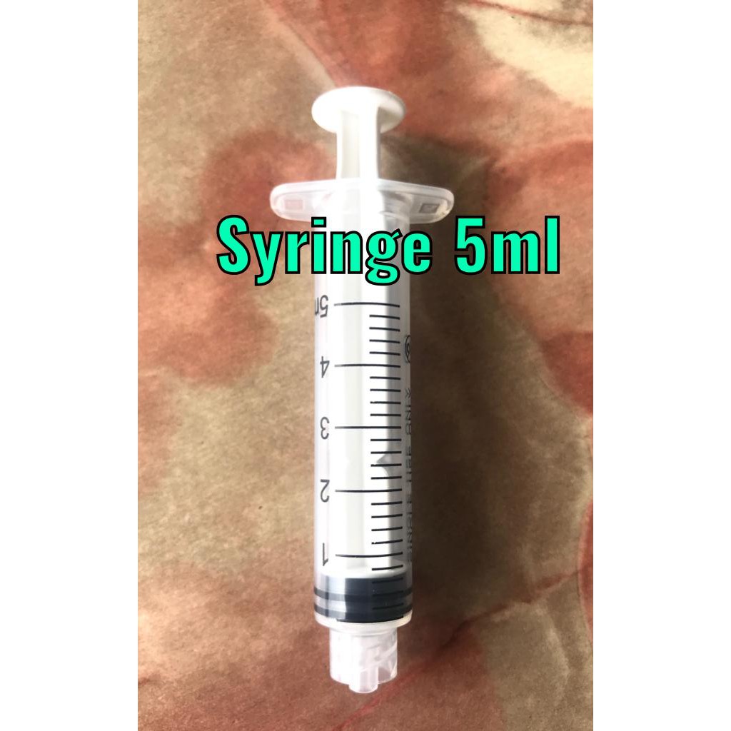 Syringe 5ml picagari (luer lock) | Shopee Malaysia