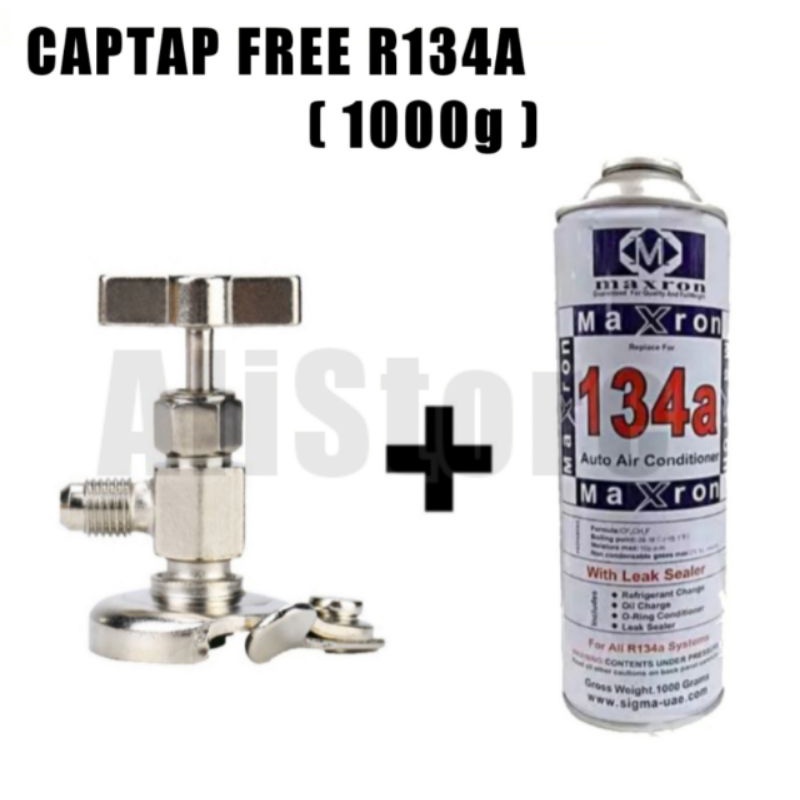 ALi CT-340 R134a Gas R134a Aircond Refrigerant Penyaman Udara Kereta Peti Ais Peti Sejuk Freezer ...