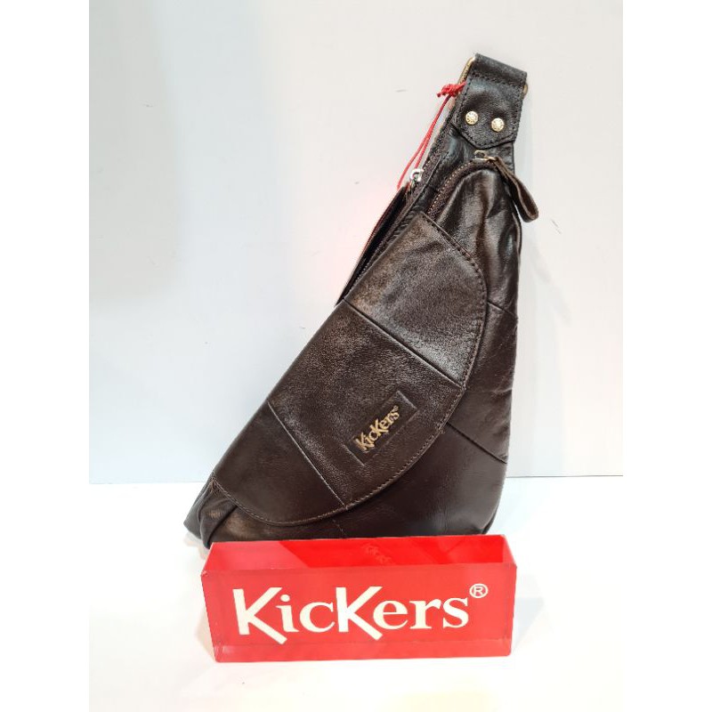 Kickers genuine leather men's crossbody bag(1KIC-S-88934) | Shopee Malaysia