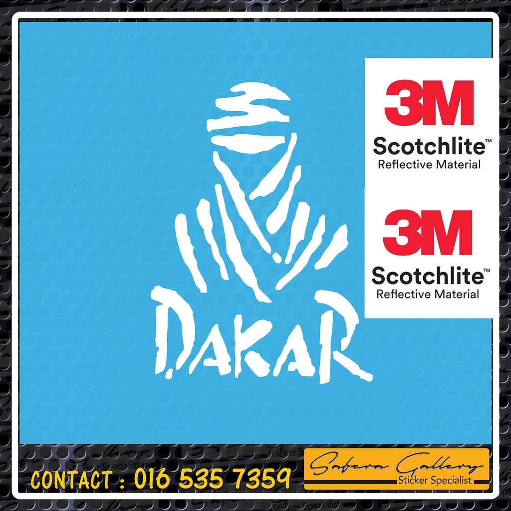 RALLY DAKAR DECAL REFLECTOR STICKER | Shopee Malaysia