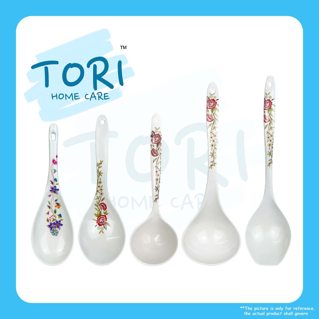 TORI HOME Melamine Rice Spoon | Soup Ladle | Curry Spoon Ladle | Senduk ...