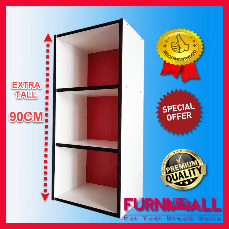 🔥READY STOCK🔥FURNIMALL Multipurpose racks/ Book shelf/3 Tier Utility ...