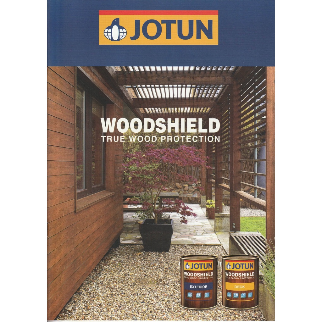 1L Jotun Paint Woodshield True Wood Protection - Exterior Varnish Kilat ...