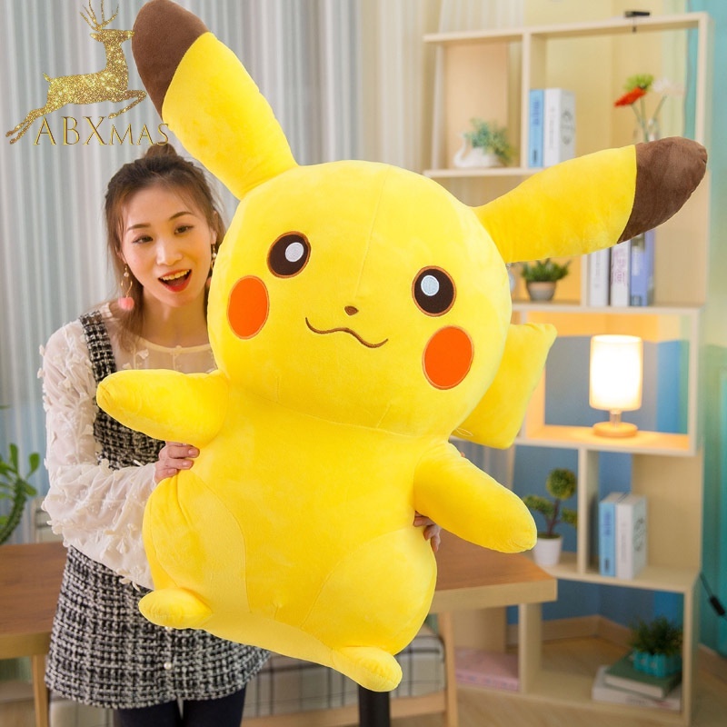Big Size Cute Pikachu Shape Plush Toys/ Cartoon Anime Pillow Stuffed ...