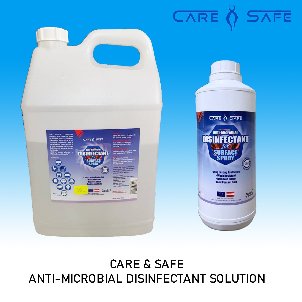 Water-based Disinfectant Multipurpose Sanitizer | Care & Safe ...