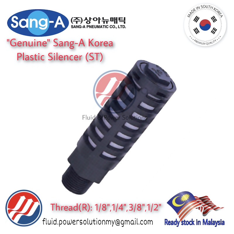 Sang-A ST Series Plastic Silencer "Made in Korea" Pneumatic Fitting ,to ...