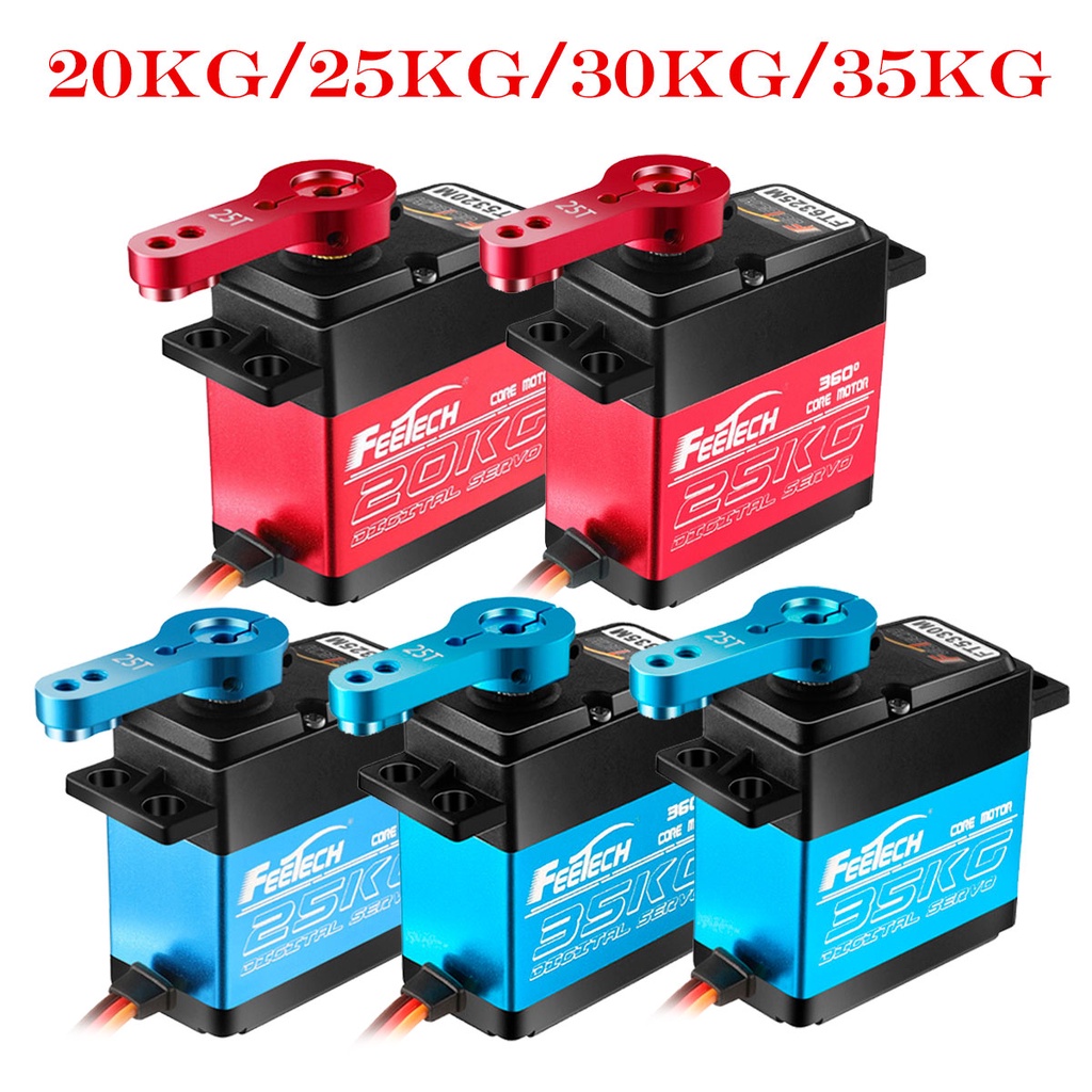 Waterproof 20KG 25KG 30kg 35kg 180 300 Degree Large Torque Digital ...