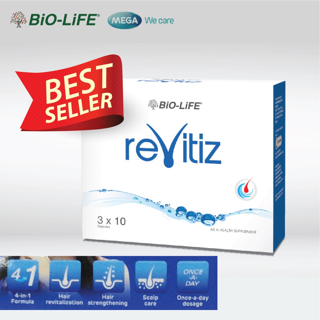 BIO-LIFE REVITIZ 30 CAPSULES [FOR HAIR] [EXP:05/2025] | Shopee Malaysia