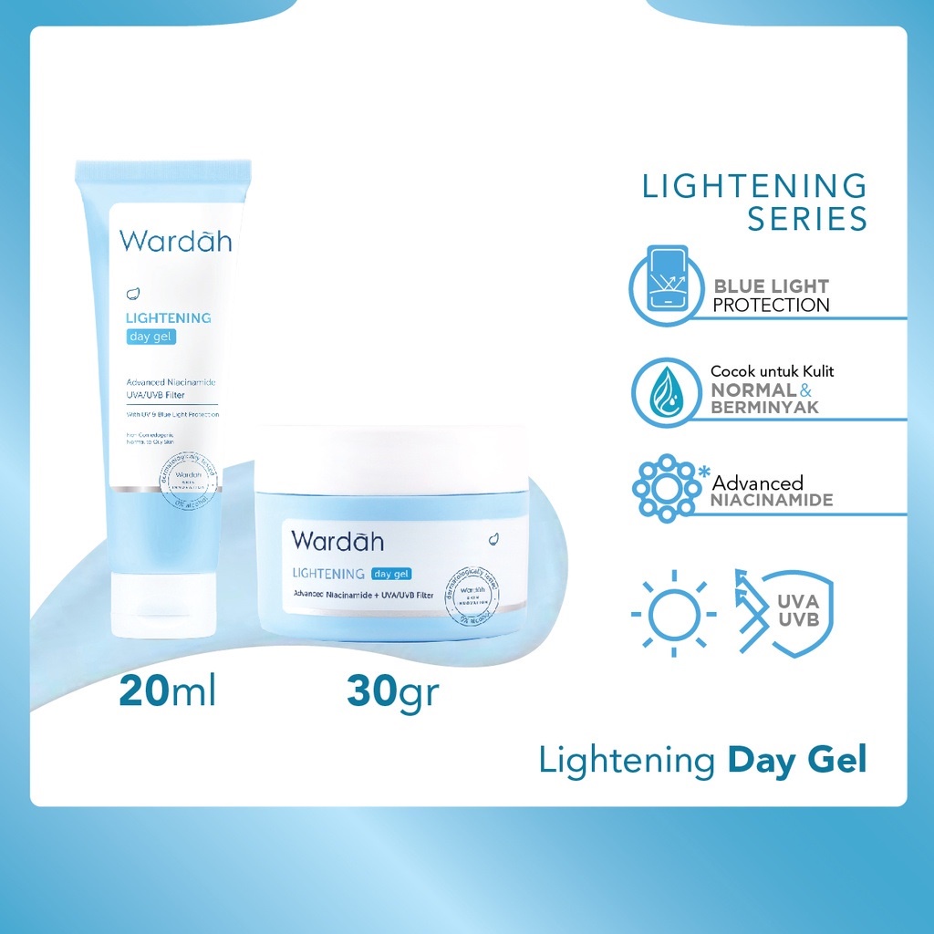 WARDAH Lightening Day Gel | pelembab pagi (20ml) | Shopee Malaysia