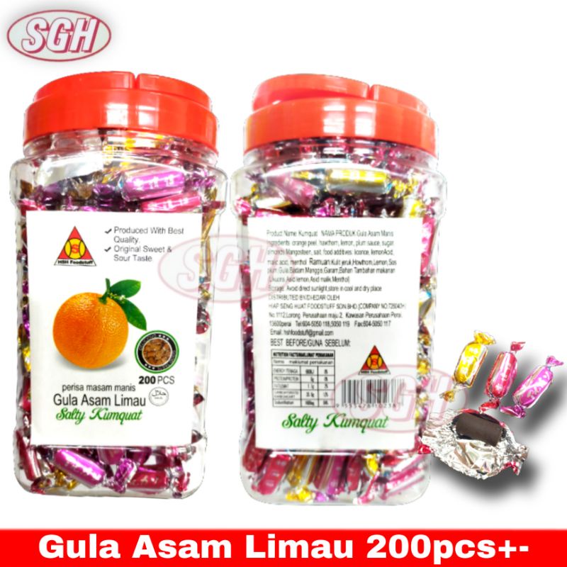 Gula Gula Asam Limau 100gm halal | Shopee Malaysia