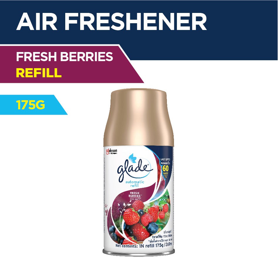 Glade Autospray Fresh Berries Refill (175g) | Shopee Malaysia