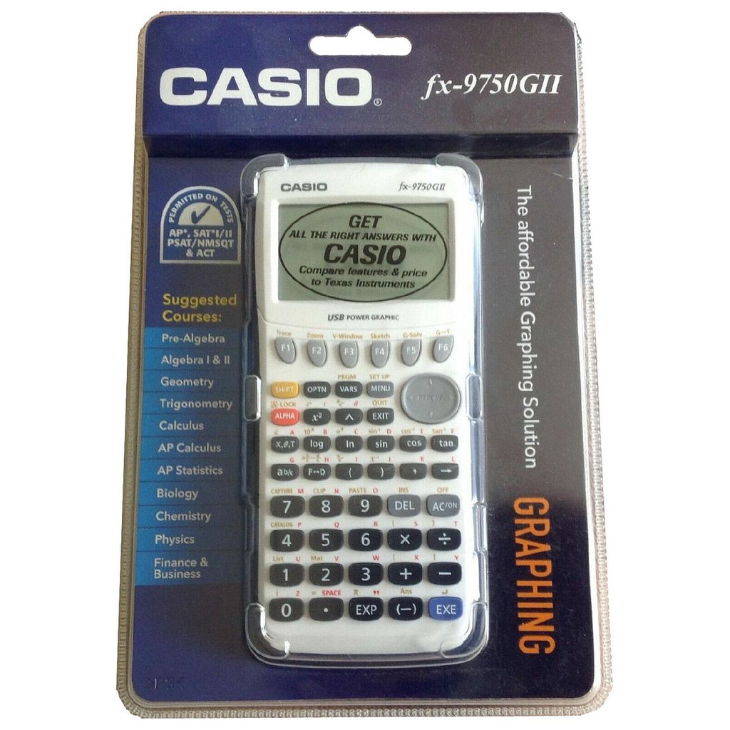 Casio fx-9750GII Graphing Calculator with icon based menu ( White ) | Shopee Malaysia