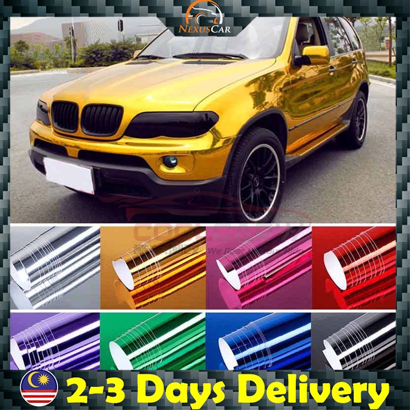 Nexus Car Chrome Sticker Glossy Car Wrap Plating Adhesive Stickers ...