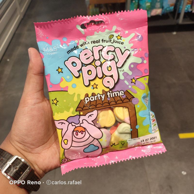 M&S Marks and Spencer Percy Pig Halal Plant Based Vegan Gluten Free Gummies-Phizzy Pig Tails/And ...