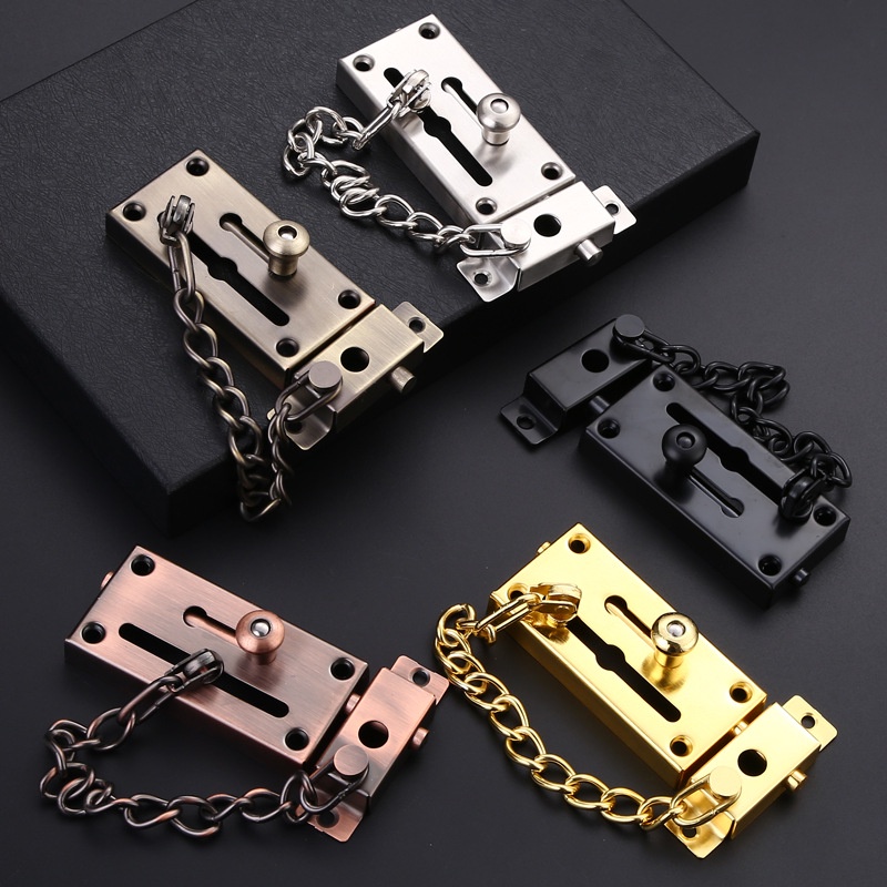 Stainless Steel Security Guard Door Chain Hotel Home Door Window Safety ...