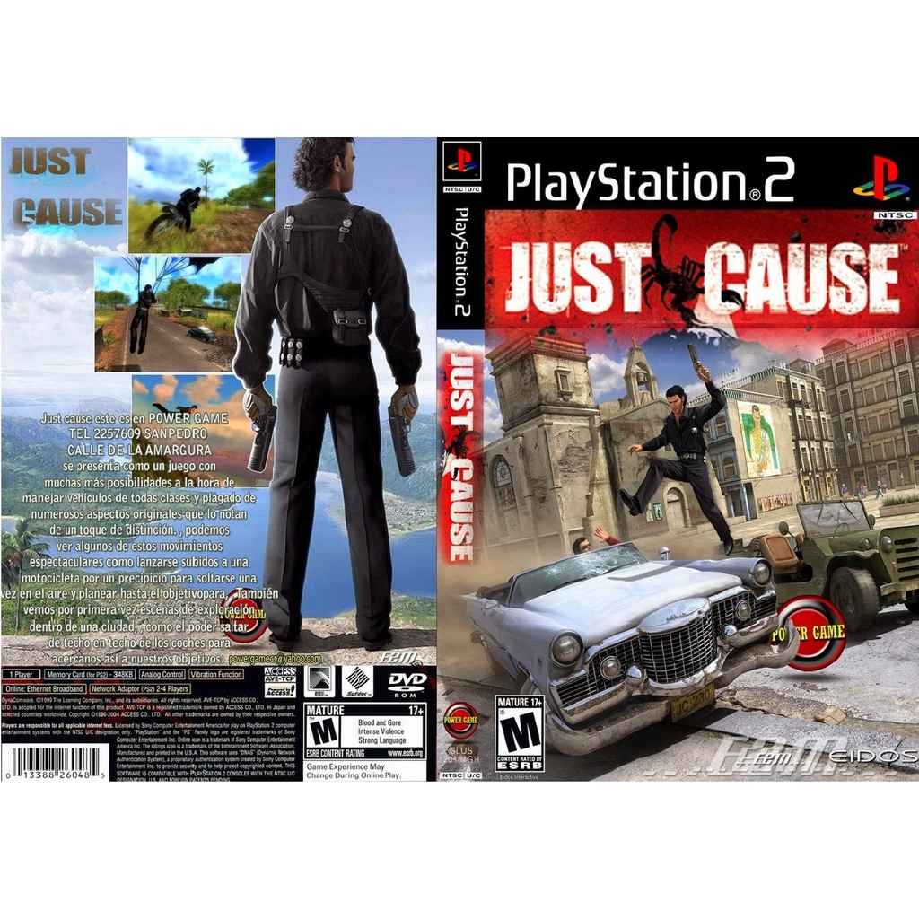 🔥PS2 CD DVD Games🔥 Just Cause (Dvd Game) | Shopee Malaysia