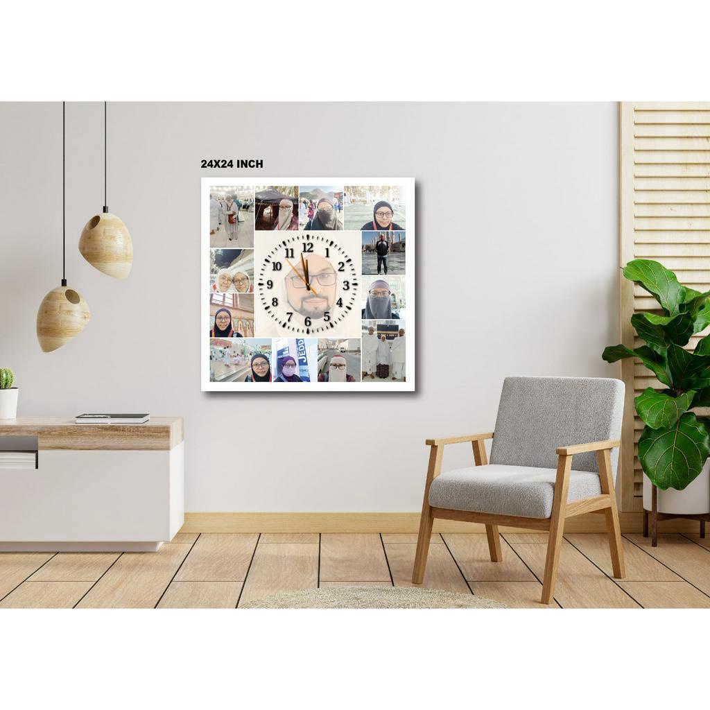 FRAME JAM BERGAMBAR 24X24 INCH (1 PANEL) | Shopee Malaysia