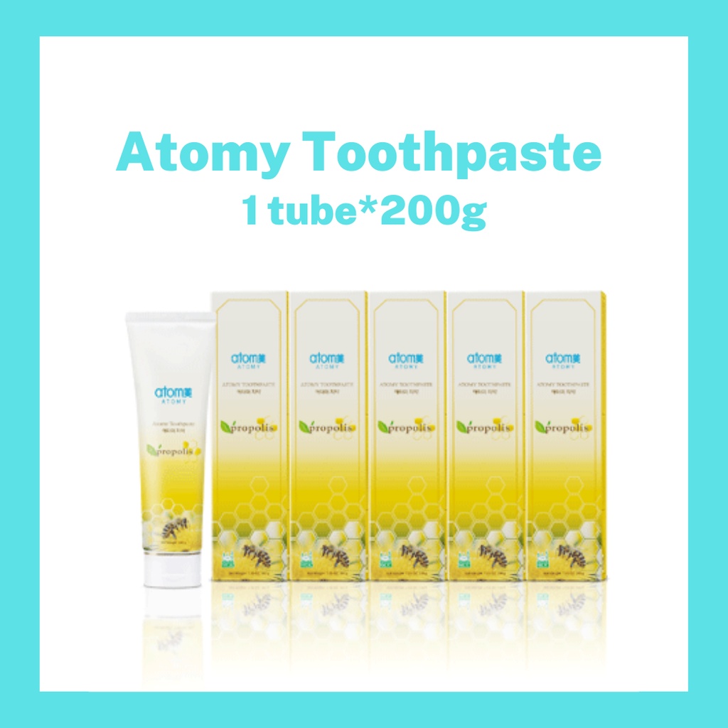 💥100% AUTHENTIC💥Atomy Toothpaste (1 tube*200g) 艾多美蜂胶牙膏（1支*200克 ...