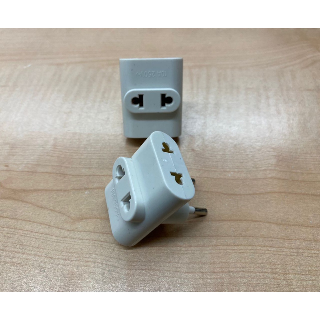Narken 2 Pin 3 Way Adaptor Travel Adaptor | Shopee Malaysia