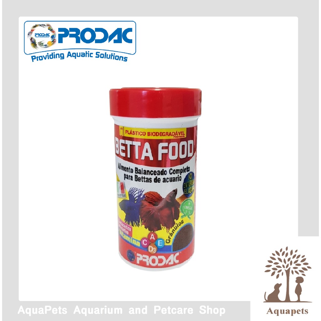 PRODAC Betta Food 100mL / 40g / Makanan Ikan laga / Betta Fish Food ...