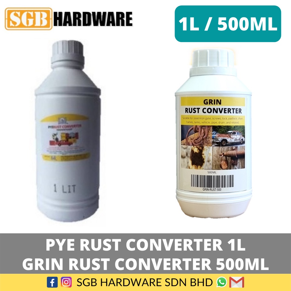 PYE Rust Converter - Synthetic Rust Stabilizer (1L) UP | Shopee Malaysia