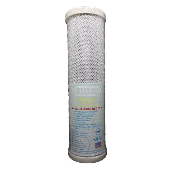 ECOTECH 10” Water Filter CTO Carbon Block | Shopee Malaysia