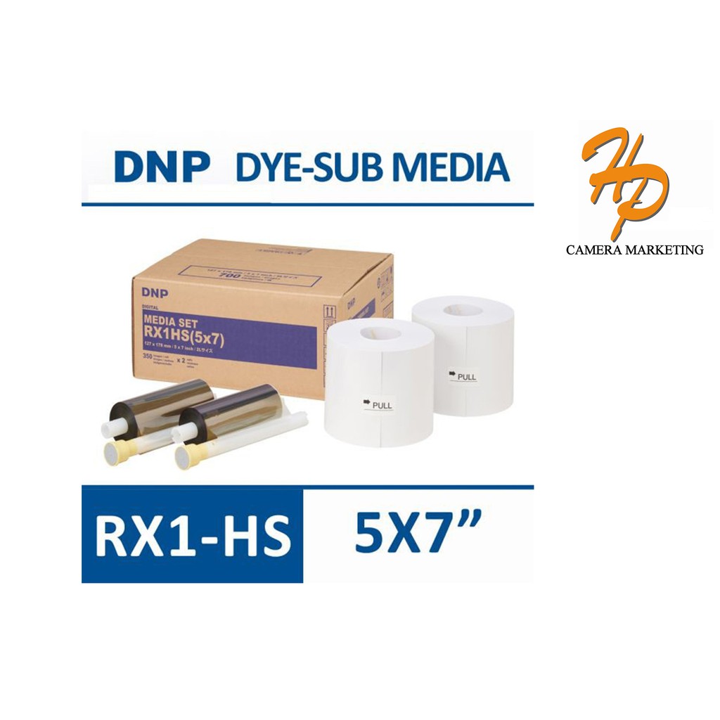DNP DS-RX 1 DYE-SUB 5X7 HS (2 SET/BOX) - 400 PCS PER ROLL | Shopee Malaysia