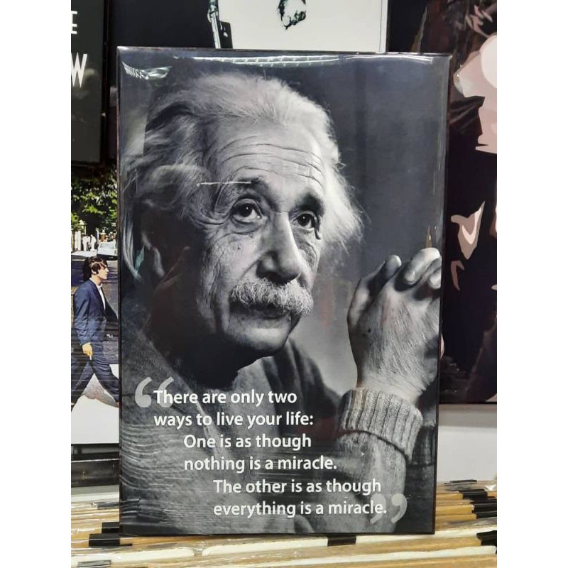 Albert Einstein Frame Plaque | Shopee Malaysia