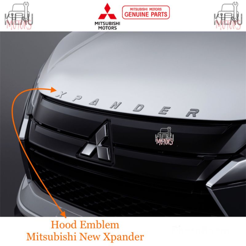 MESIN Mitsubishi New Xpander Engine Hood Emblem / Engine Hood Logo ...