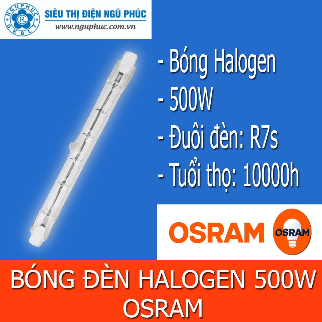 Osram 500W Halogen bulb chopstick type | Shopee Malaysia