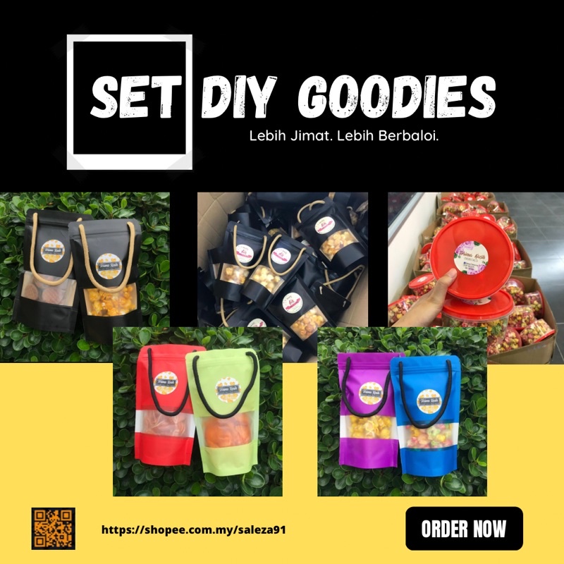 Set Diy Goodies Zipperbag | Ziplock | Bucket | 30pcs per set | Goodies ...