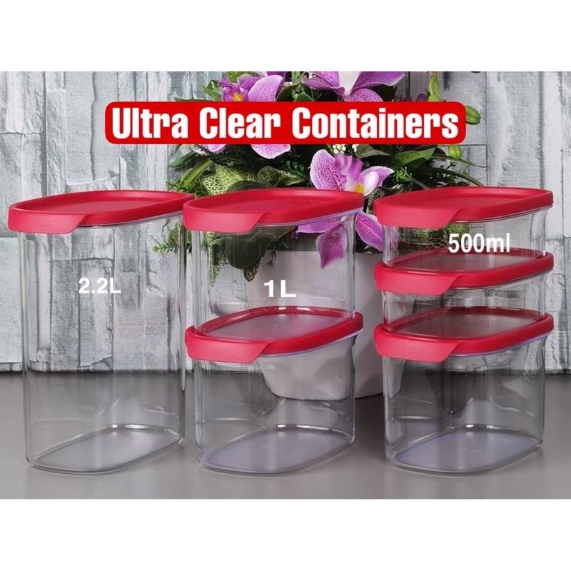 Tupperware Brands ( Ultra Clear Containers) | Shopee Malaysia