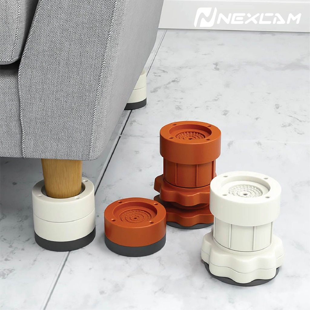 Nexcam Washing Machine, Bed, Sofa Noise Reduction Foot Stacker | Shopee ...
