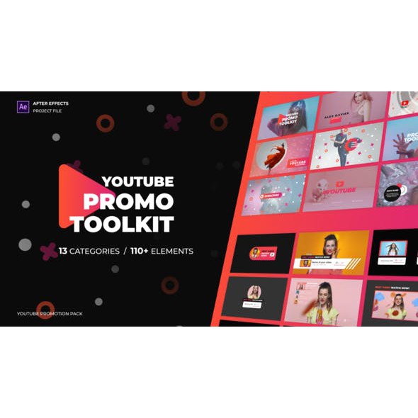 Videohive - Modern Youtube Promo Toolkit V2 (After Effects) | Shopee ...