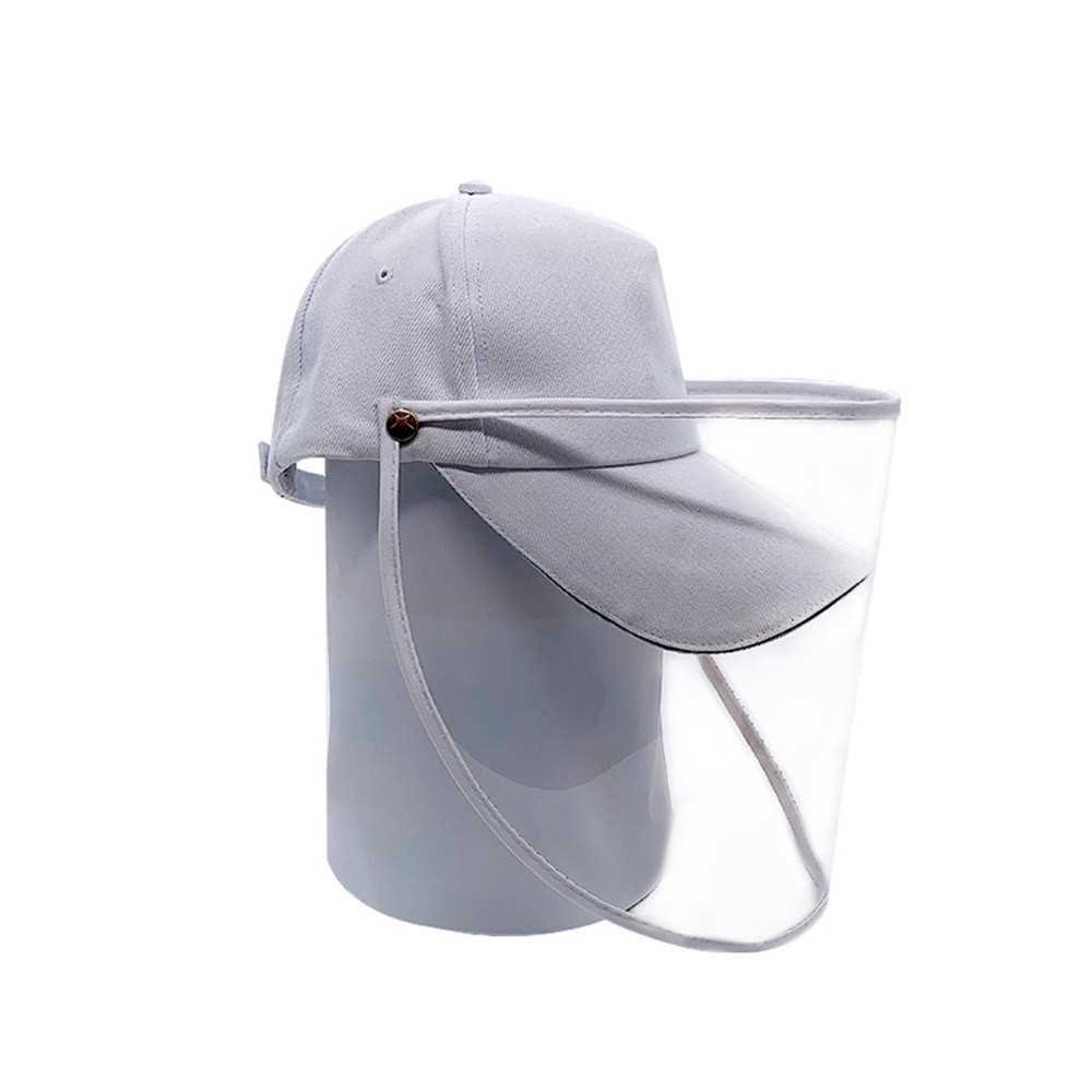 Unisex Cap with Face Shield Transparent Protective Face Mask Anti ...