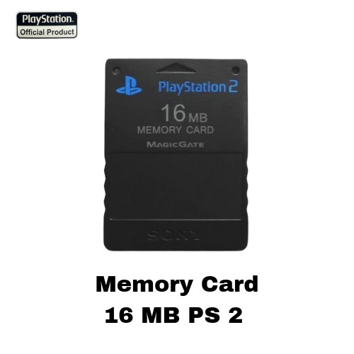 HITAM Memory Card MMC PS2 PlayStation 2 16 MB Black | Shopee Malaysia