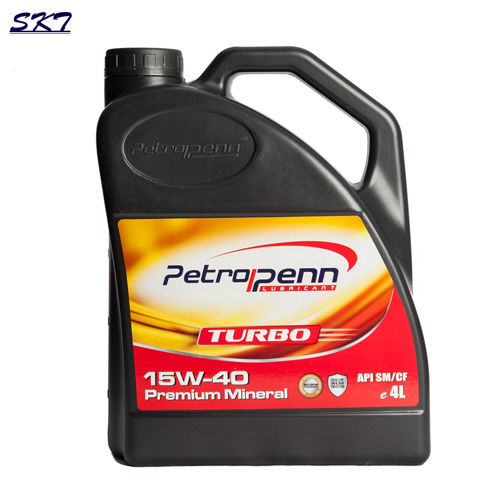 PETROPENN TURBO 15W40 PREMIUM MINERAL 4L | Shopee Malaysia