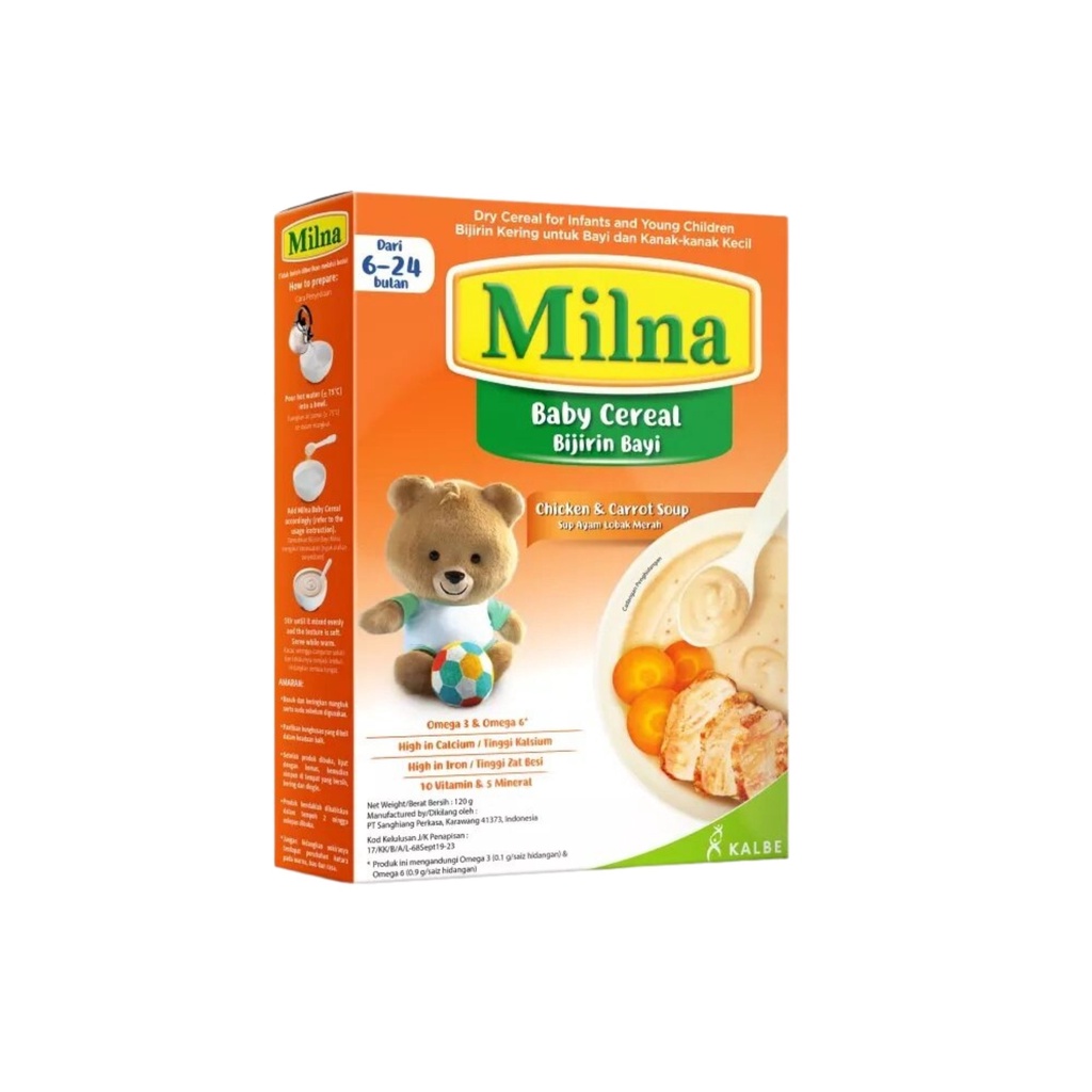 Milna Baby Cereal (6 Months+) 120g | Shopee Malaysia