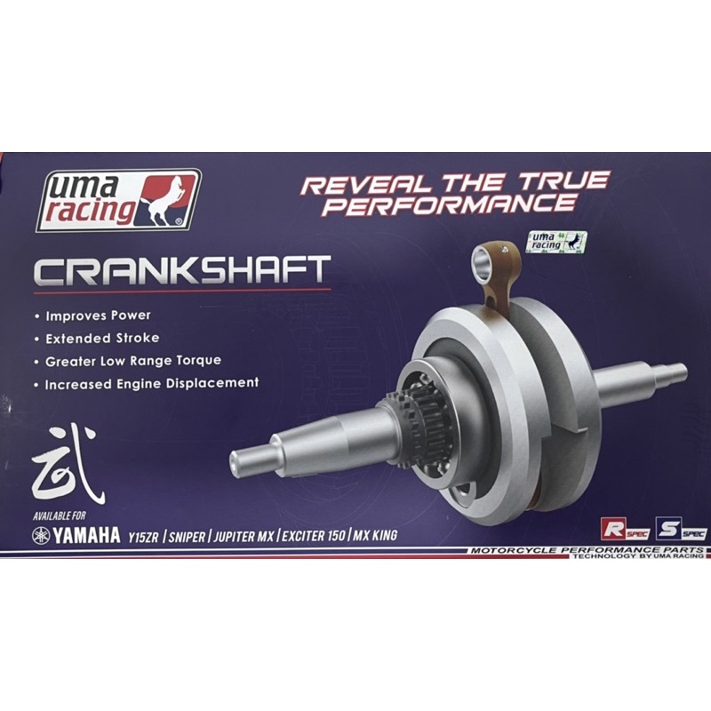 UMA Y15 V1 V2 CRANKSHAFT / JET ROD 6.8MM JACK UP CRANK SHAFT ( STROKE ...