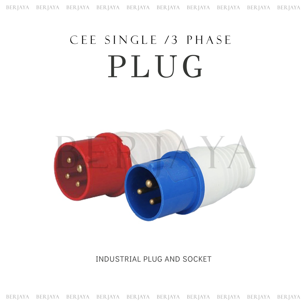 High Quality Industrial Plug & Socket CEE Plug Single Phase 16A/32A ...