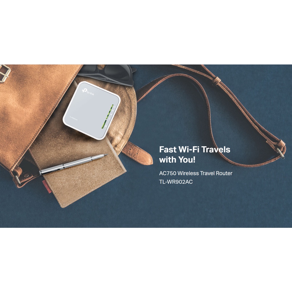 TP-Link TL-WR902AC AC750 Wireless Travel Router Mini Dual Band Range ...