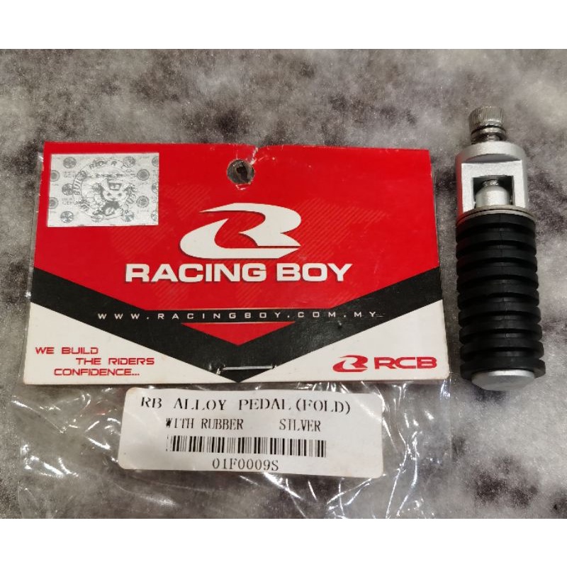 RCB Alloy Pedal Racing Footrest Rubber Fold / Fix Gear Lever Brake ...