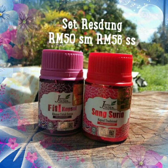 jamu nenek fiti kapsul sang suria(set resdung) | Shopee Malaysia