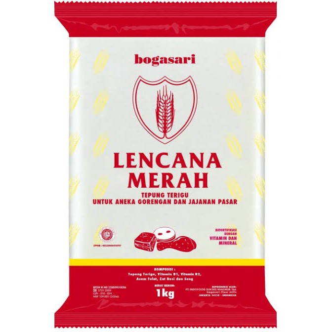 Bogasari Red Badge Flour 1 Kg | Shopee Malaysia