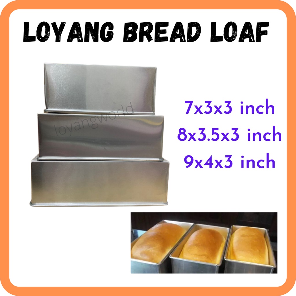 Loyang Roti Tawar Loyang Loaf Loyang Roti 7x3x3 Loyang Bread Loaf Bread ...