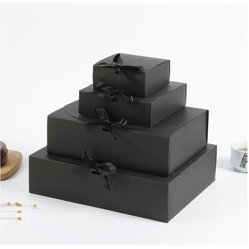 5 Color Folding Gift Box With Ribbon For Wedding Birthday Gift Souvenir ...