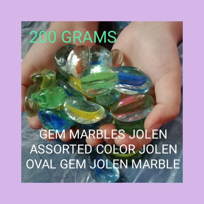 GEM MARBLES JOLEN | ASSORTED COLOR JOLEN | Shopee Malaysia