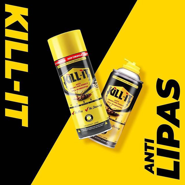 🔥 SEMBUR LIPAS 🔥 KiLL-iT Anti Crawling Insect Spray | Shopee Malaysia