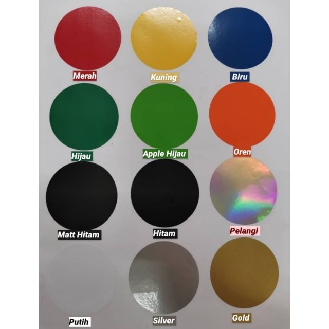 STICKER KOSONG (BOLEH DIY SENDIRI) | Shopee Malaysia